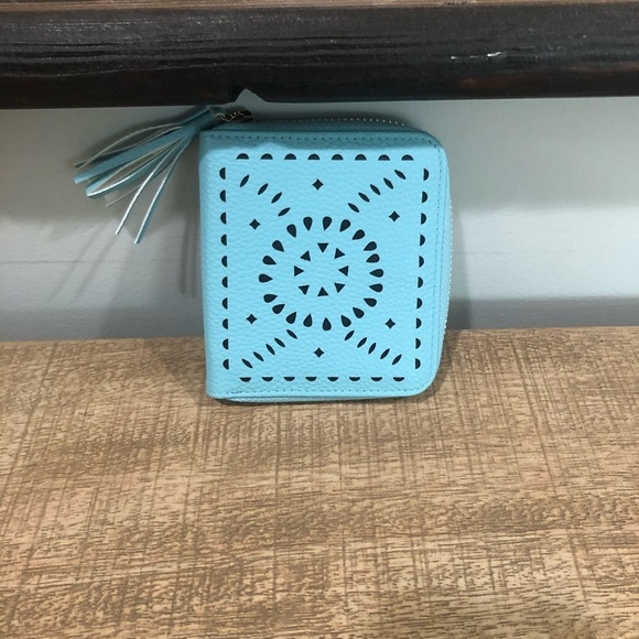 Cleobella | Bags | Cleobella Leather Laser Cut Wallet | Poshmark